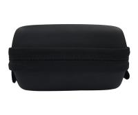 China Waterproof Small Headphone Earbud Carrying Storage Pouch Black Eva Mini Earphone Charging Case With Zipper Custom for sale