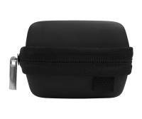 China Waterproof Small Headphone Earbud Carrying Storage Pouch Black Eva Mini Earphone Charging Case With Zipper Custom for sale