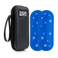 China Portable Insulin Cooler Eva Travel Bag Diabetes Medication Cooling Bag, Eva Heat-Insulating Storage Box, Suitable For Insulin Pens, With 2 Ice Packs, Diabetes Supplies Carrying And Storage Set for sale