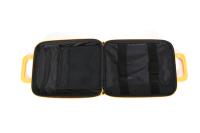 China Yellow PU Spandex EVA Travel Case With Mesh Pockets / Custom Laptop Hard Case for sale