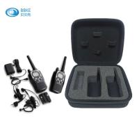 China Custom PU Leather EVA Tool Case Intercom Package With Soft Lining Layer for sale