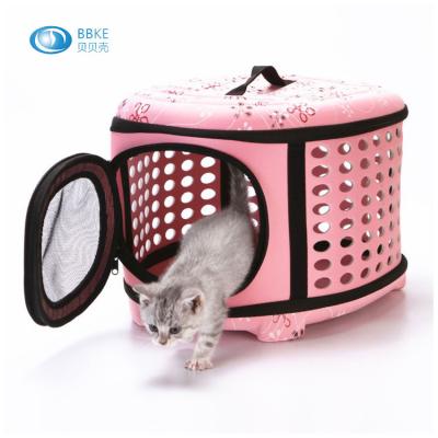 China Lightweight Oval Waterproof EVA Storage Bag For Women Pink Or Gold Color for sale