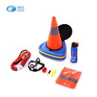 China Emergency Rescue Kit EVA Tool Case For Vehicle / Retractable Reflective Cone Barrier Bag for sale