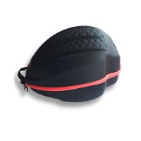 China Custom Eva Black 300D Motocross Helmet Hard Case Waterproof Spandex Lining for sale