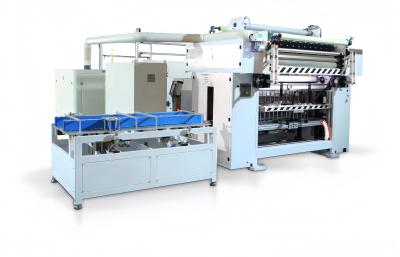 China Bottom Pull / V Fold Facial Tissue Folding Machine PLC Control Facial Tissue Production Line for sale