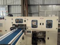 China Bottom Pull / V Fold Facial Tissue Folding Machine PLC Control Facial Tissue Production Line for sale