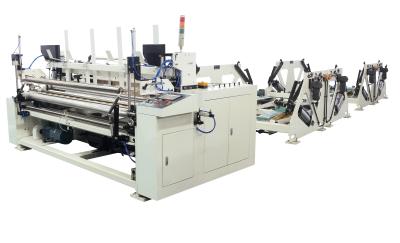 China 1800mm - 2950mm Paper Roll Rewinder Maxi Roll / JRT / Toilet Roll / Kitchen Towel Automatic Rewinding Machine for sale