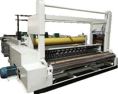 China Fully Automatic Jumbo Roll Slitting Machine with PLC Controlling Part and Patented Edge Wheel Device for 800 Meters/min Speed for sale
