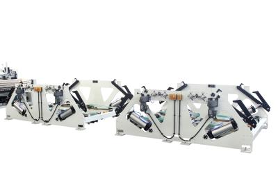 China Fully Automatic Toilet Tissue Paper Rewinding Unit 380V 50HZ Voltage Ideal for Continuous Paper Roll Rewinding Processes for sale