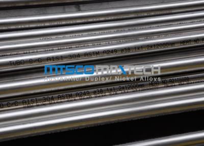 China AISI 304 Stainless Steel Welded Tube Φ 38.1 x 1.2 x 12000 mm for sale