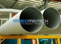 China 347 , 321 , 316Ti , 317L Stainless Steel Pipe 0 To 40 SWG  Bevel End / Plain End for sale
