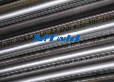 China Heat Exchanger Stainless Steel Welded Tubing Custom ASTM A249 304L / 316L for sale