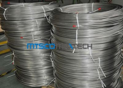 China EN10216 - 5 Seamless Coiled Stainless Tube Bright Annealed / Pickled Surface for sale