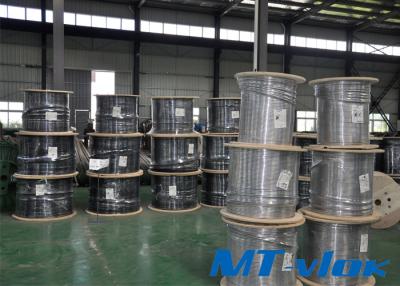 China ASTM A269 / A213 Stainless Steel Coiled Tubing Seamless 9.53 * 0.89mm Super Long for sale