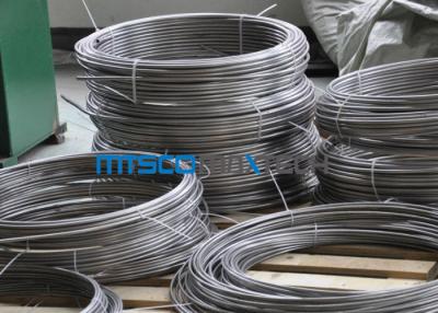 China 9.53 * 20 BWG Stainless Steel Coiled Tubing For Oil Transparent 1.4404 / 1.4301 for sale