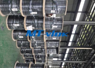 China Welded Super Long Multi core Stainless Steel Coiled Tubing For Marine for sale