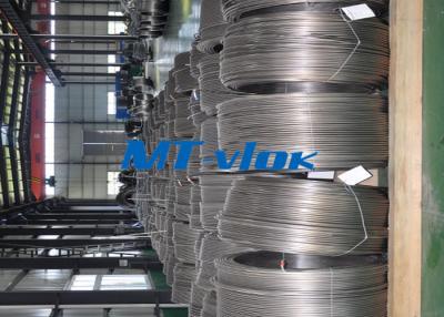 China 9.53mm TP304L / 316L Welded Super Long Coiled Stainless Steel Tubing For Medicine Industry for sale
