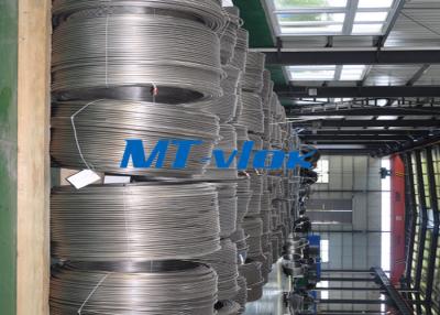 China S30400 / S30403 ASME SA269 Welded Stainless Steel Coiled Tubing / Tube For Cable Industry for sale