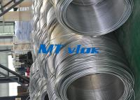 China 3 / 8 Inch ASTM A269 Small Diameter Stainless Steel Welded Super Long Coiled Steel Tubing for sale