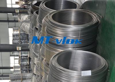 China S31600 / S31603 9.53mm Seamless Stainless Steel  Coiled Tubing Super Long for sale