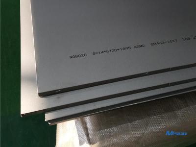 China ASTM B168 Alloy 600 / 601 / 617 Nickel Alloy Steel Plate , Density 8.47 g/cm3 for sale
