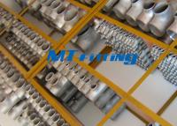 China ASME / ANSI B16.9 F51 / F53 S31803 / S32750 Duplex Steel Equal / Reducer Tee Pipe Fitting for sale