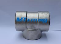 China ASME B16.11 F317L Stainless Steel Socket Welded Tee 3000LBS For Connection for sale