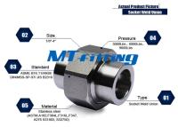 China ASME B16.11 F347 Stainless Steel Union Forged High Pressure Pipe Fittings Socket Welded for sale