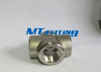 China ASTM A182 F317L Stainless Steel High Pressure Fitting Cross With Threaded End for sale