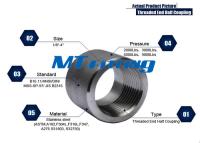 China ASME B16.11 F11 / F22 Stainless Steel Socket Welded / Threaded  Boss 2000LBS For Connection for sale
