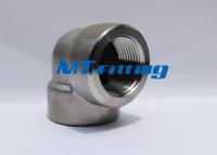 China ASME B16.11 High Pressure F316 / 316L Stainless Steel Elbow 2000LBS for sale
