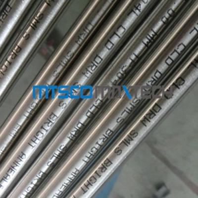 China ASTM B167 UNS N04400 Nickel Alloy 400 Tube For Chemical Process Equipment for sale