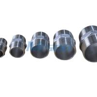 China ASTM A351 304 316 Hex Pipe Nipple 150 Thread Connection Casting Pipe Fittings A351M for sale