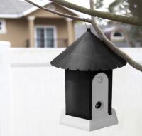 China Weatherproof Ultrasonic Bark Control Birdhouse Modern Design for sale