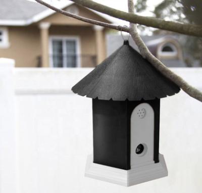 China Weatherproof Ultrasonic Bark Control Birdhouse Modern Design for sale