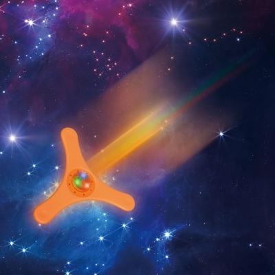 China Dog Training Cute Pet Toys Outdoor Starry Sky Sound And Light Frisbee Ball for sale