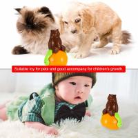 China Christmas Gift Cute Pet Toys , ABS Material Tumbler Cat Toy Funny Sunds Light for sale