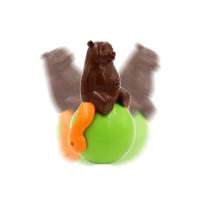China Moving Flying Bear Musical Tumbler Toy 90dB Signal To Noise Ratio For Baby Cat for sale