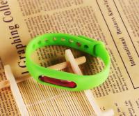 China Candy color personal ultrasonic mosquito repeller silicon mosquito repellent bracelet for sale
