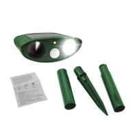 China Solar power Ultrasonic Rat Repellent cat dog rat repeller with LED light PIR SENSOR for sale