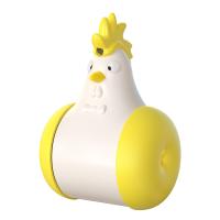 China Cute Chick Shape Voice Control Tumbler Laser Pet Cat Interactive Toy for sale