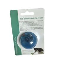China Flashing Light ABS EVA Cute Pet Toys Interactive Rolling Ball Hollow Sound for sale
