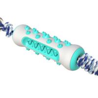 China Pet Toy Molar Stick Bite Resistant With Rope Bones Dog Toothbrush Dog Toy for sale