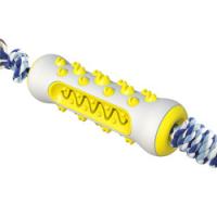 China Pet Toy Molar Stick Bite Resistant With Rope Bones Dog Toothbrush Dog Toy for sale