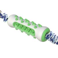 China Pet Toy Molar Stick Bite Resistant With Rope Bones Dog Toothbrush Dog Toy for sale