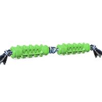 China New Design Bone Shape Dog Double Serrated Grinding Rod Teeth Clean Chew And Dog Chew Treat for sale