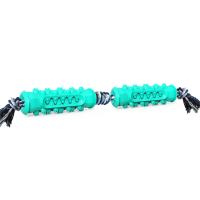 China New Design Bone Shape Dog Double Serrated Grinding Rod Teeth Clean Chew And Dog Chew Treat for sale