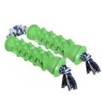 China New Design Bone Shape Dog Double Serrated Grinding Rod Teeth Clean Chew And Dog Chew Treat for sale