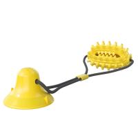 China Teeth Cleaning TPR Dog Toothbrush Toys With Elastic Interactive Toys Pet Products for sale