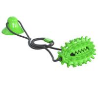China Teeth Cleaning TPR Dog Toothbrush Toys With Elastic Interactive Toys Pet Products for sale